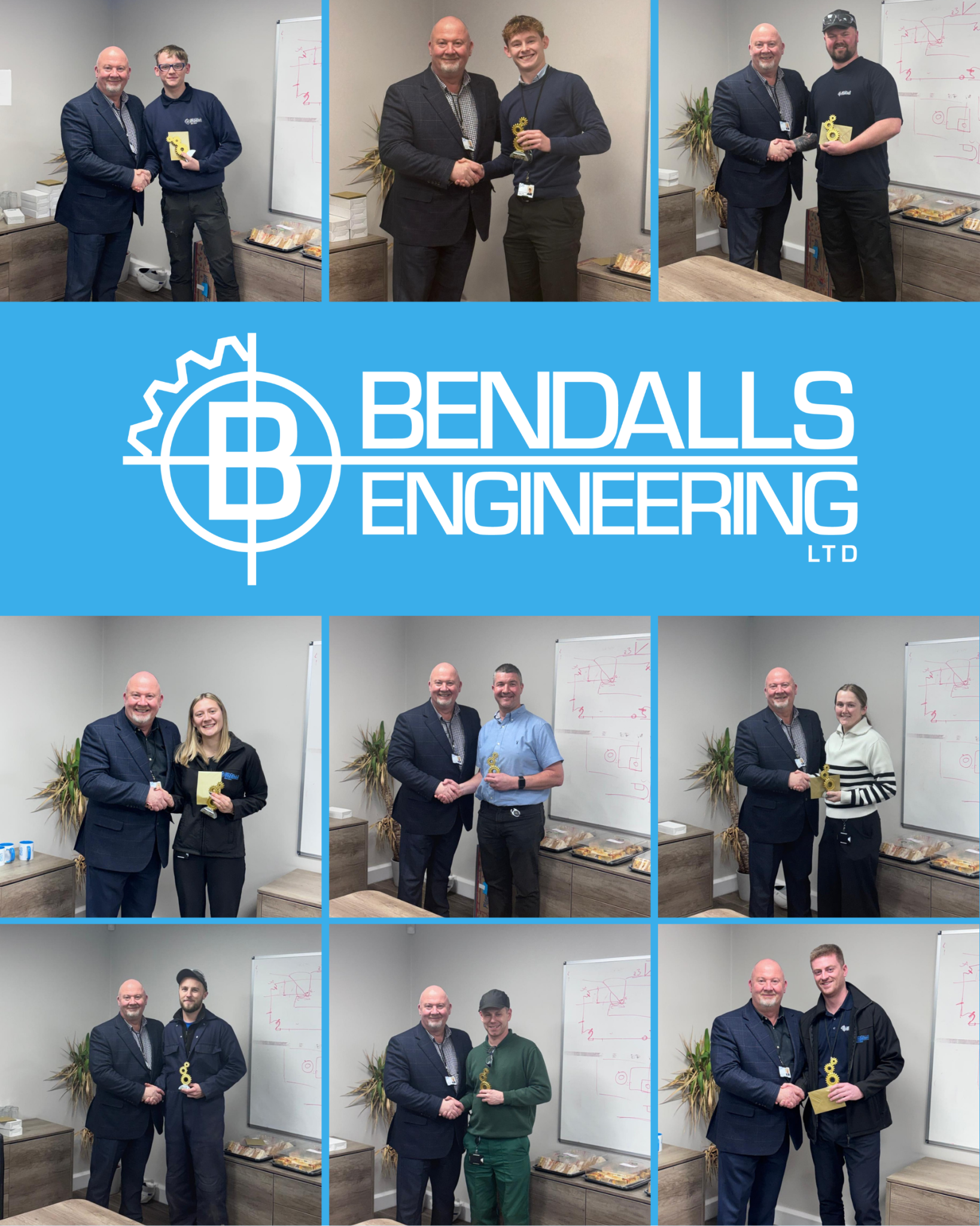 Employee Awards 2025! - Bendalls Engineering